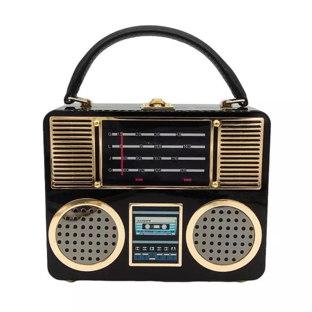 Vintage Radio Handbag – Kashobeauty